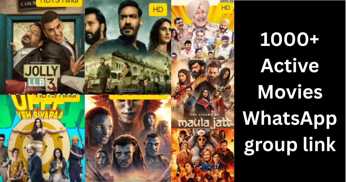 1000+ Active Movies WhatsApp group link